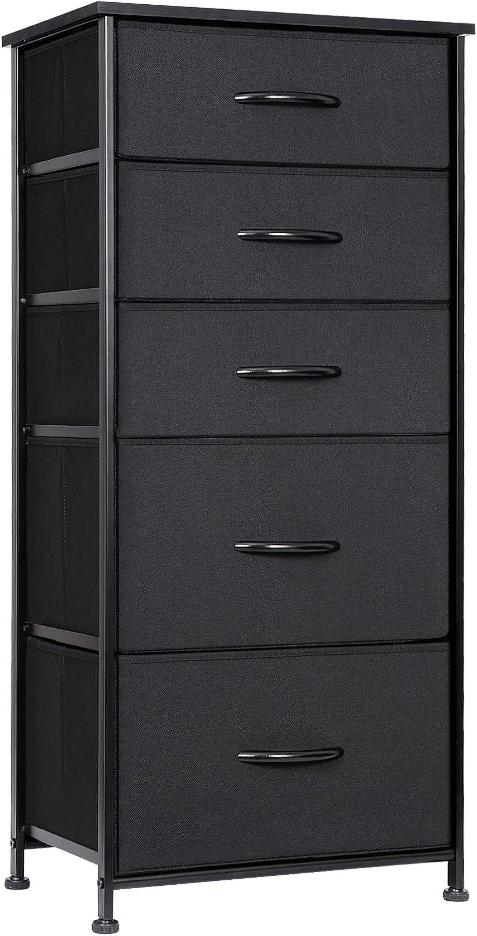 HgoodH Dresser with 5 Drawers, Vertical Storage Tower Fabric Dresser ...