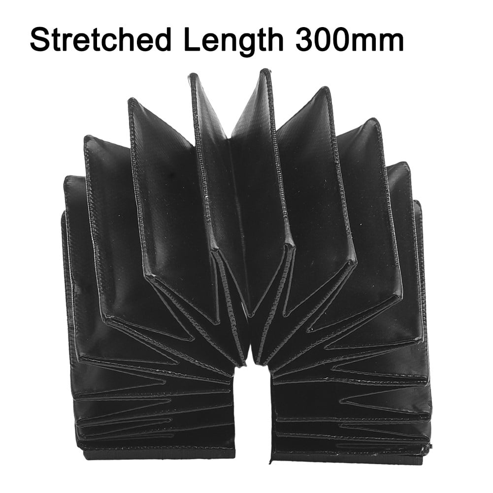 Hgr20 Bellows Linear Guide Rail Cnc Dust Cover Cloth Stretched Length ...