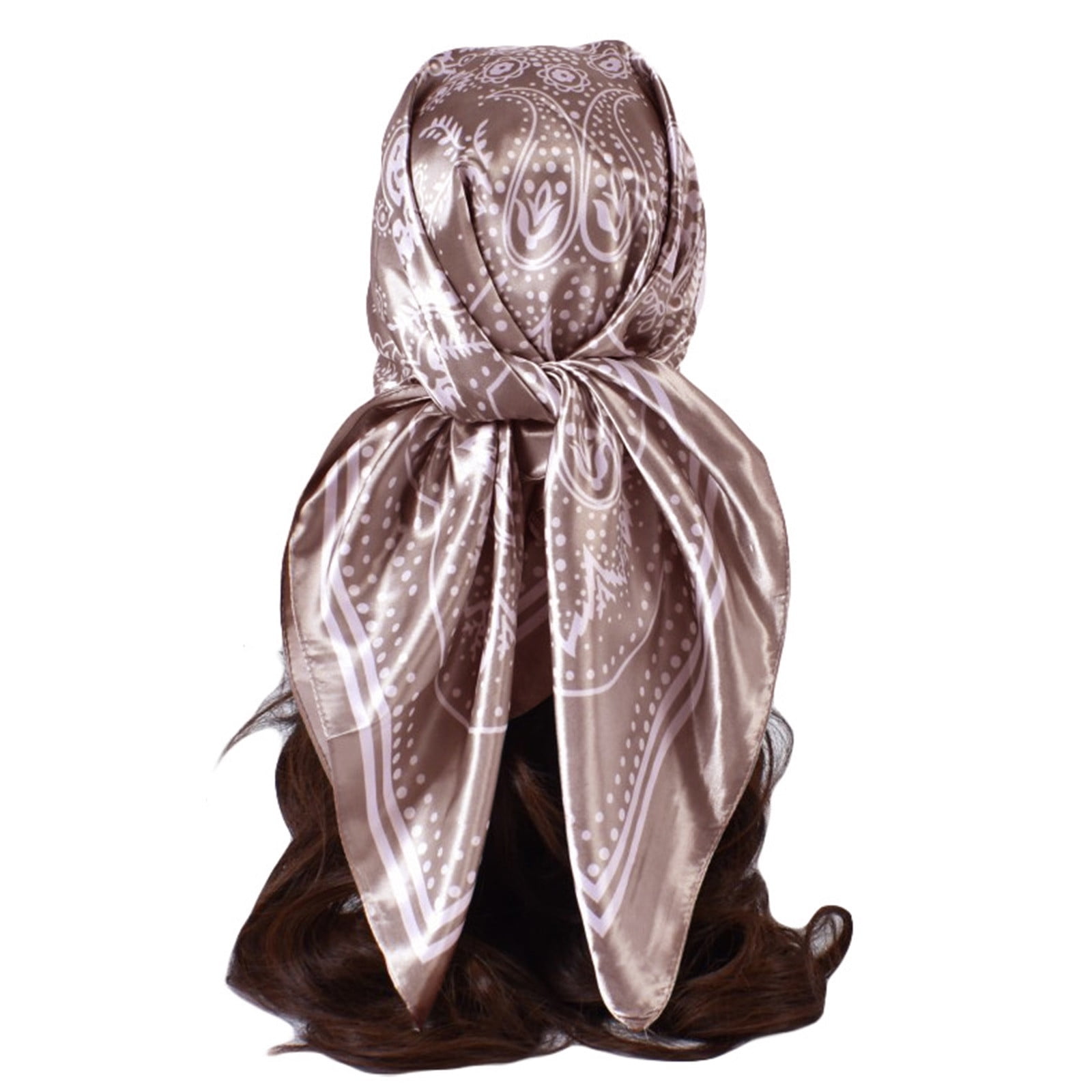 Hgrintd Clearance Start!Women's Satin Square Silk Like Hair Scarves ...