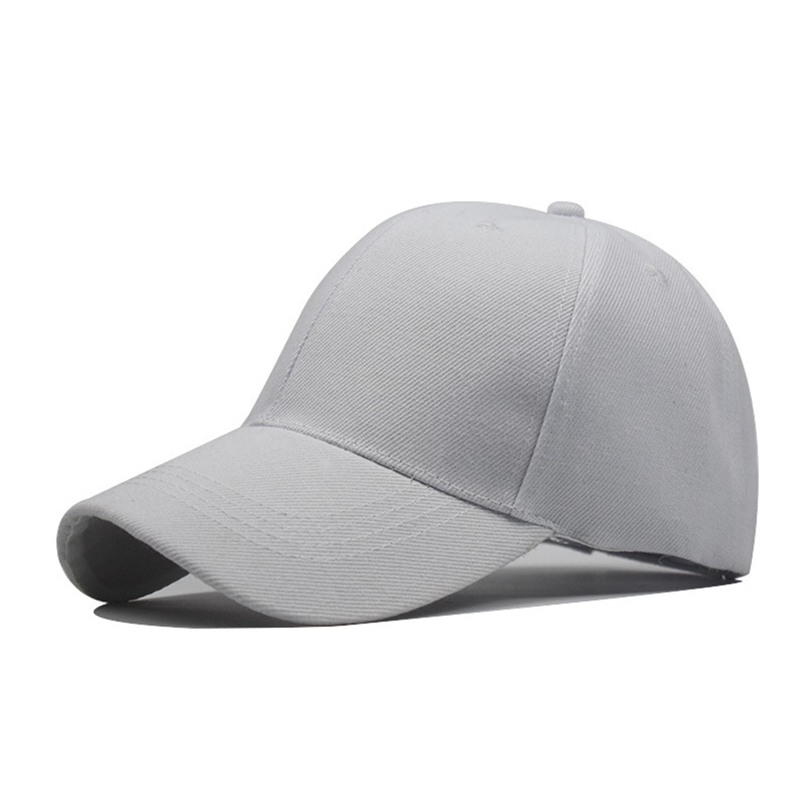 Hgrintd 2024 Hat for Fashion Solid Colour Baseball Cap Couple Curved ...