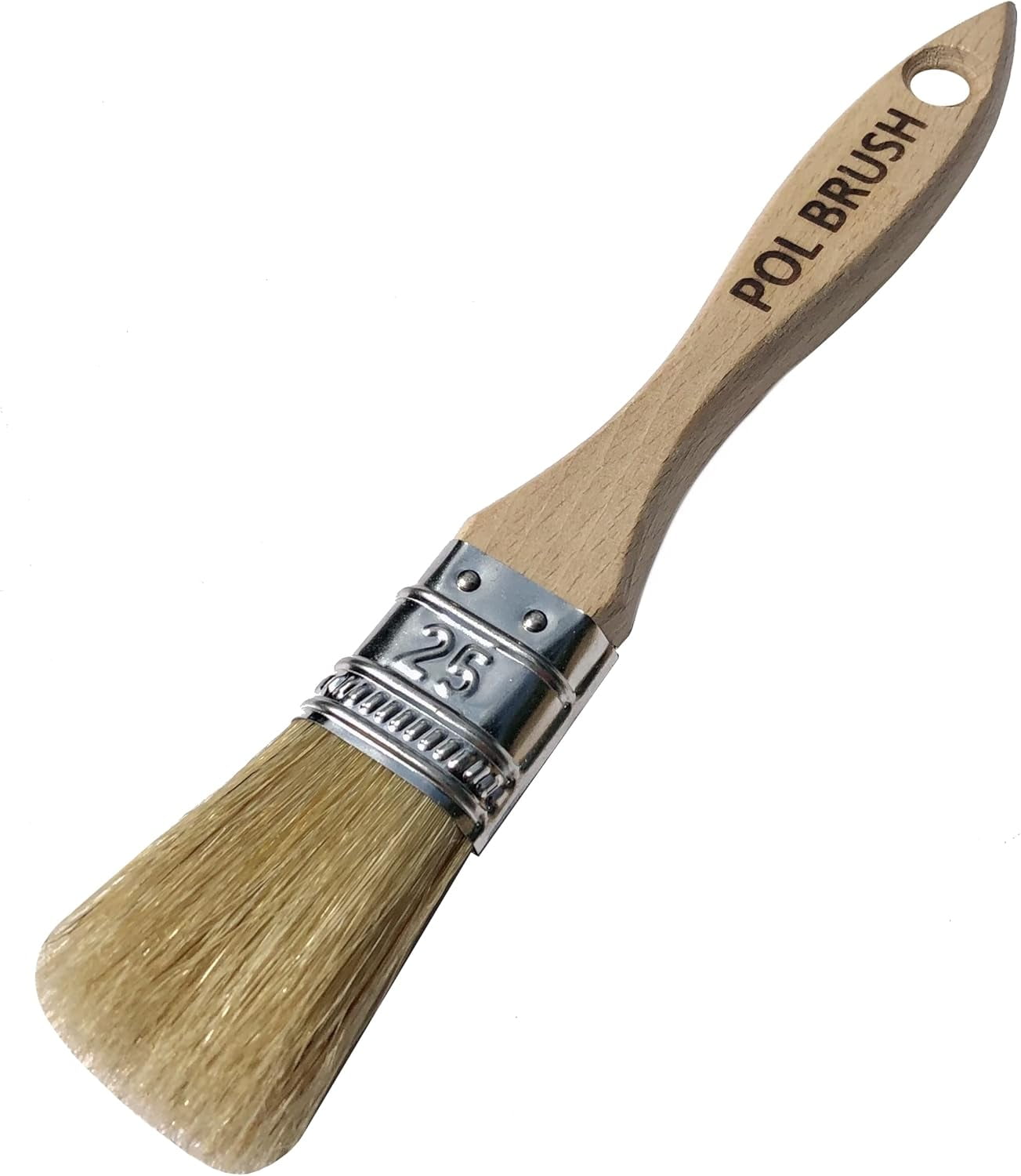 Hgudesign 1 Inch Flat Paint Brush - High European Quality - Natural ...