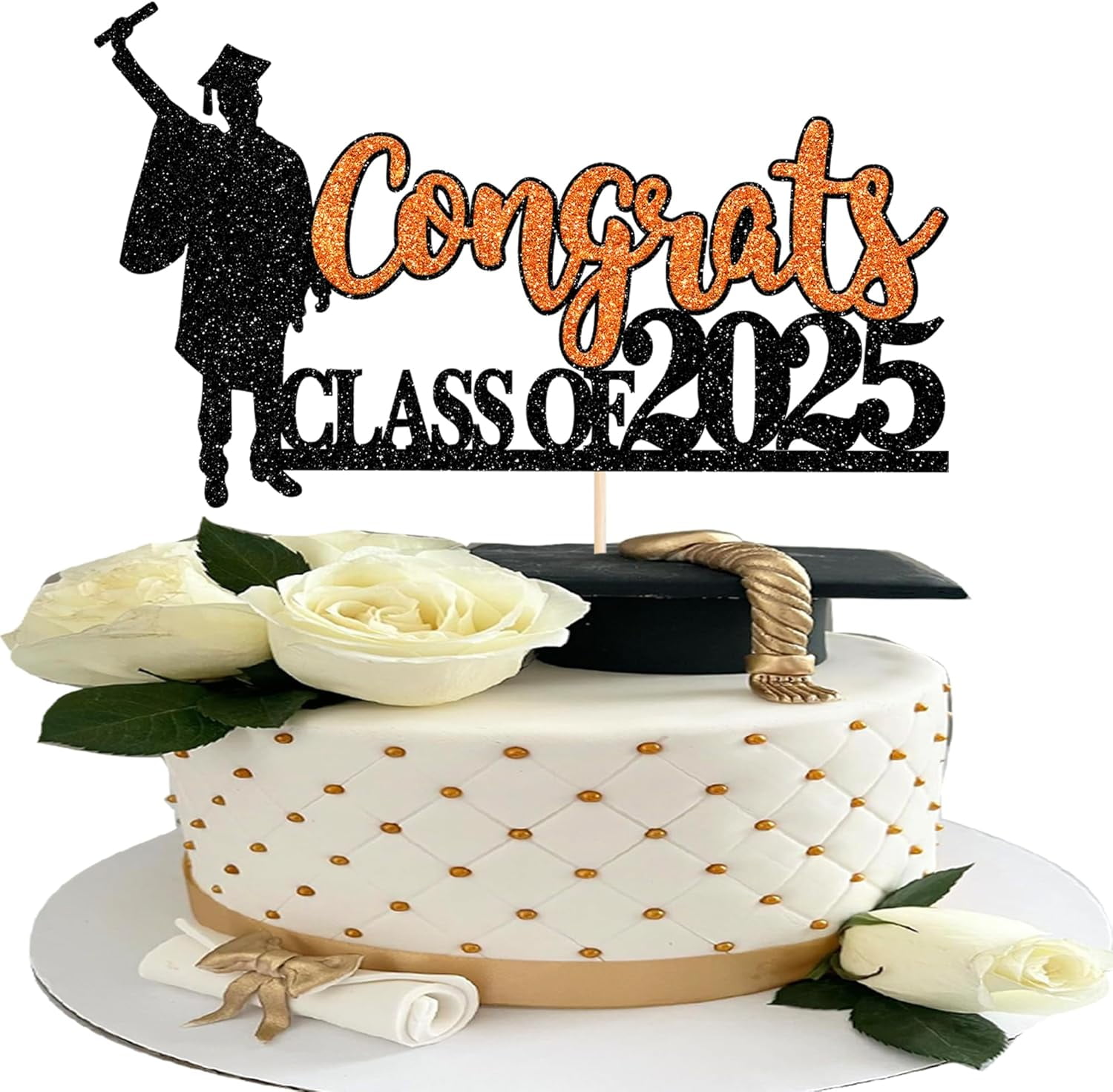 Hgudesign 1 Pack Congrats Class of 2025 Cake Tors Graduation Boy Cake ...