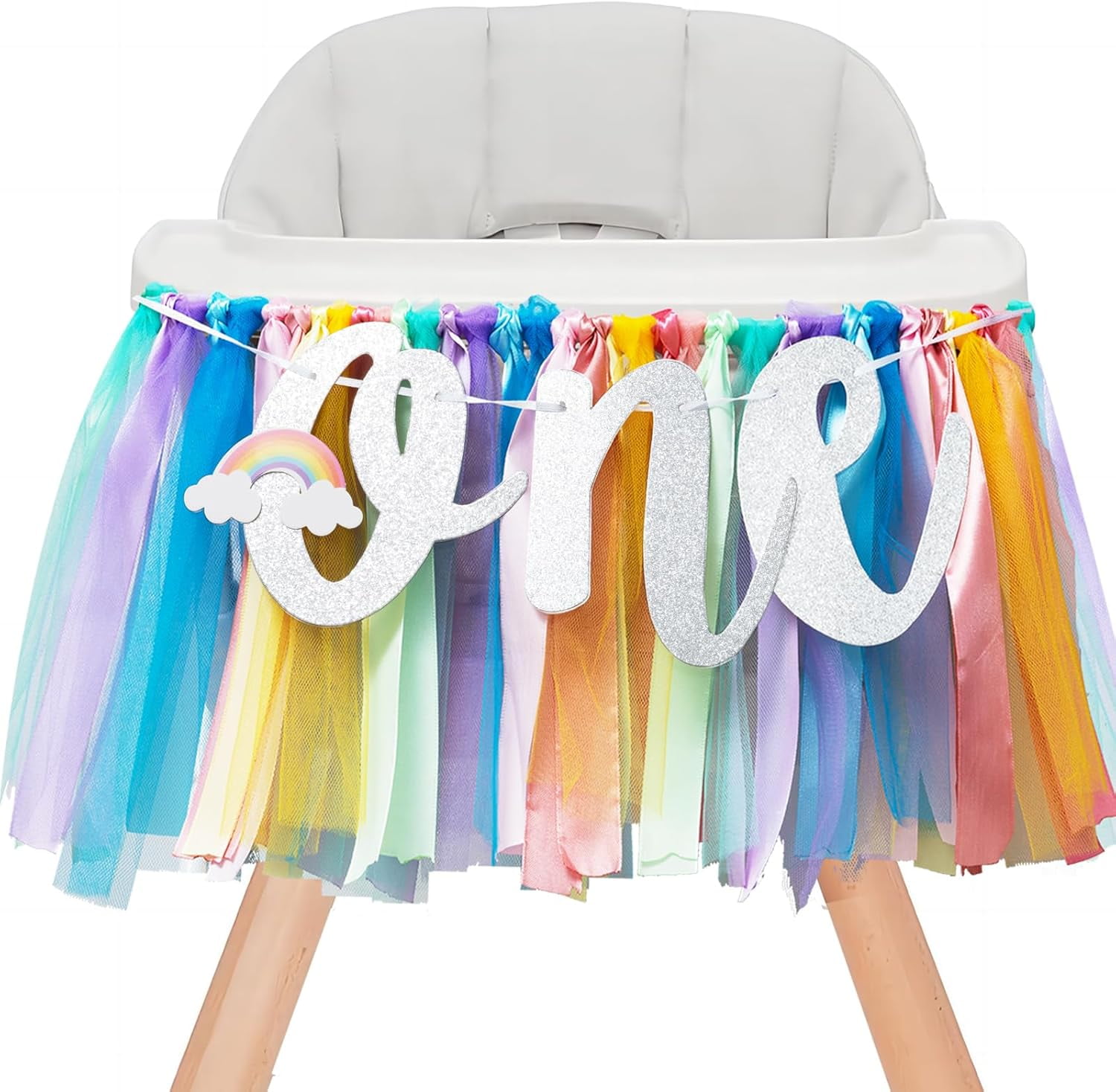 Hgudesign 1st Birthday High Chair Banner,1 Year Birthday Decorations ...