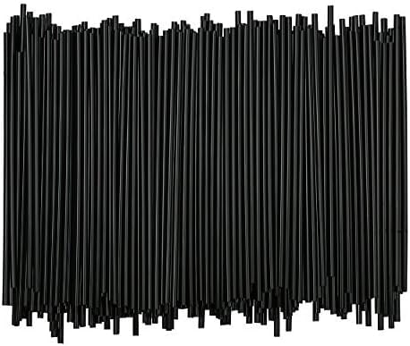Hgudesign [2,000 Count] 5 Inch Plastic Stirrer Straws Sticks (Black ...