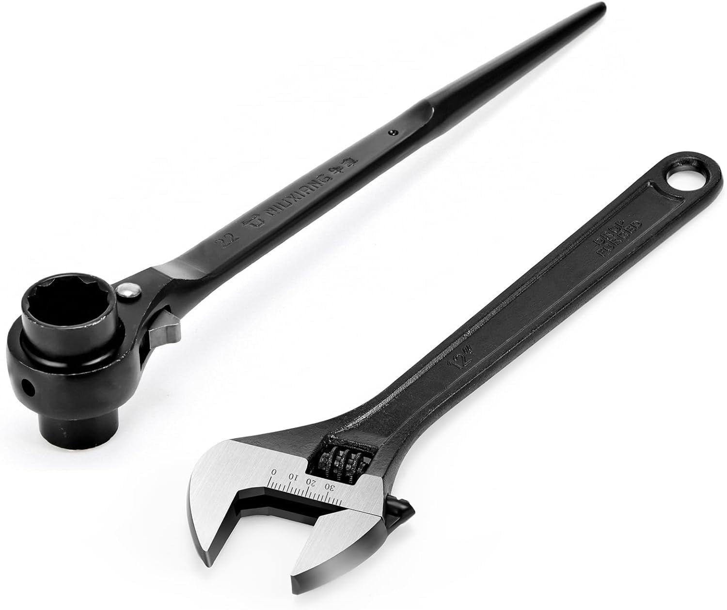 Hgudesign 2 Pcs Spud Ratchet Set, 3/4" x7/8"/ 19 x 22 mm Dual Socket ...