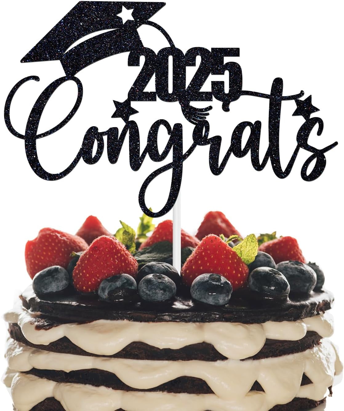 Hgudesign 2025 Congrats Cake Tor, Congrats Grad Cake Decorations, 2025 ...