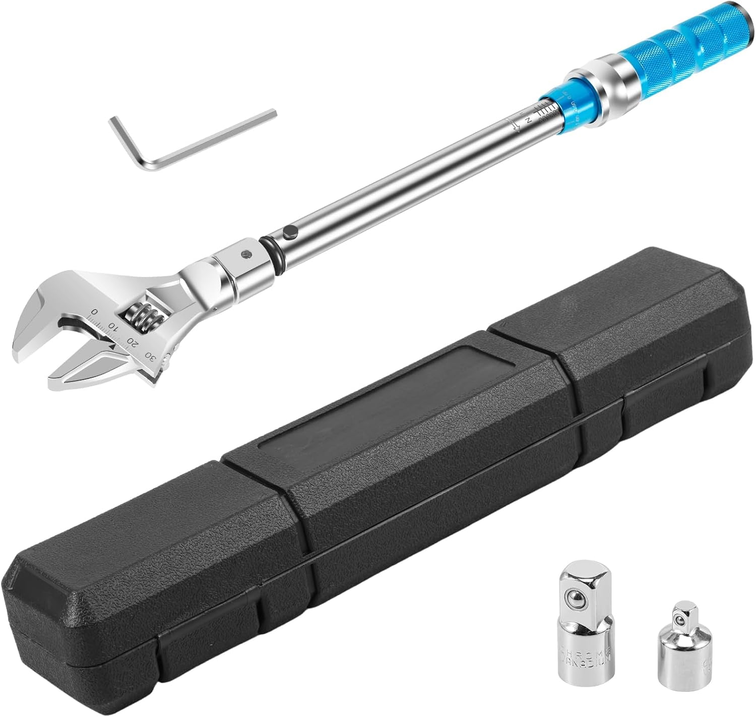 Hgudesign Adjustable Torque Wrench, 5 to 60 Nm 30mm Open End Torque ...