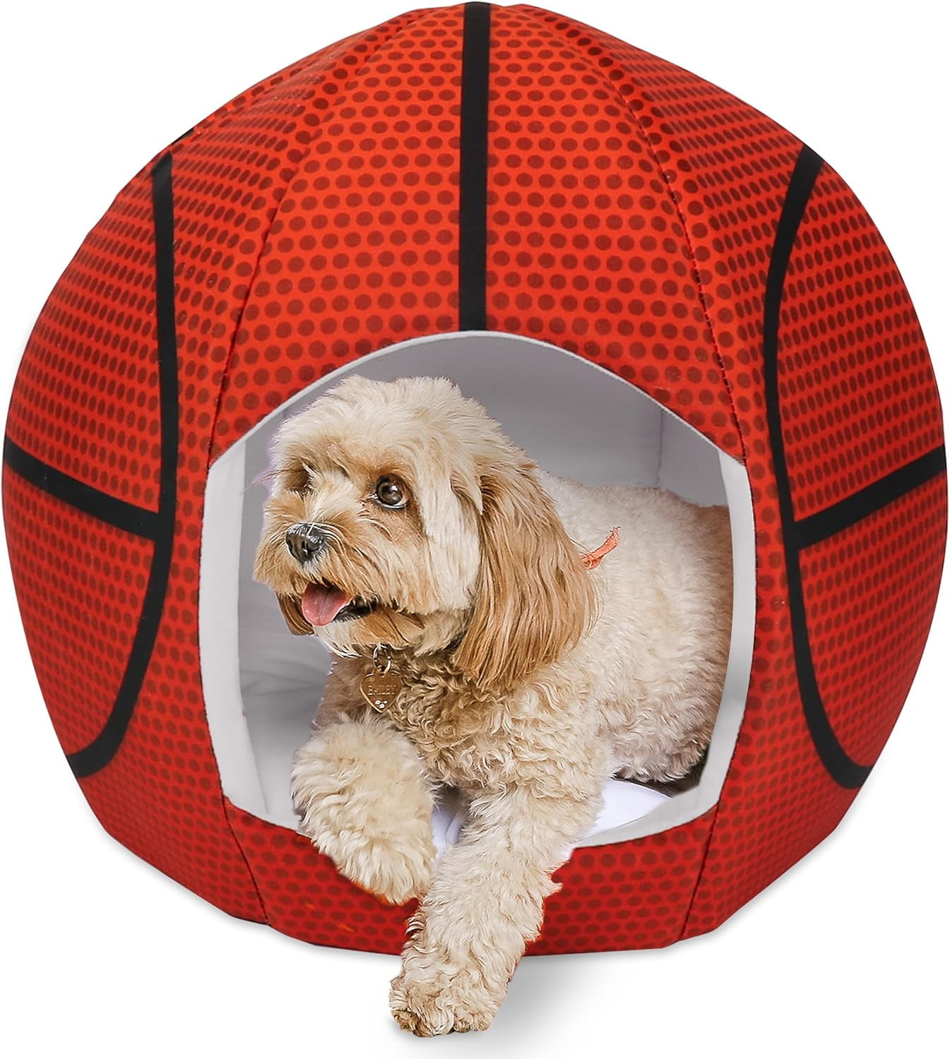 Hgudesign Art Ball Dog Bed - Sports Themed Pet Bed - ts Small Dogs ...
