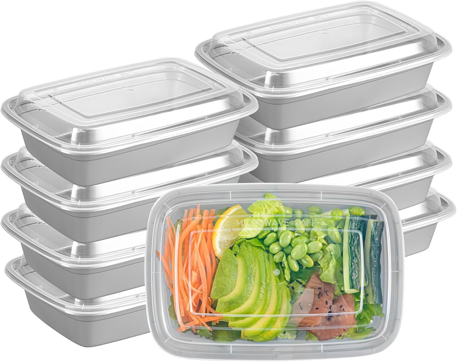 Hgudesign Asporto 24 Ounce Take Out Containers, 100 Food Containers ...