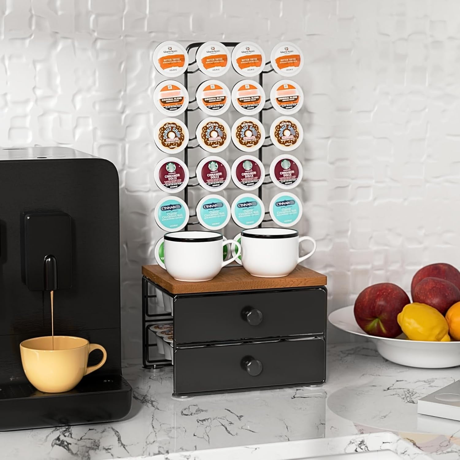 Hgudesign Coffee Pod Holder for Counter, Coffee Pod Holder for K Cups ...