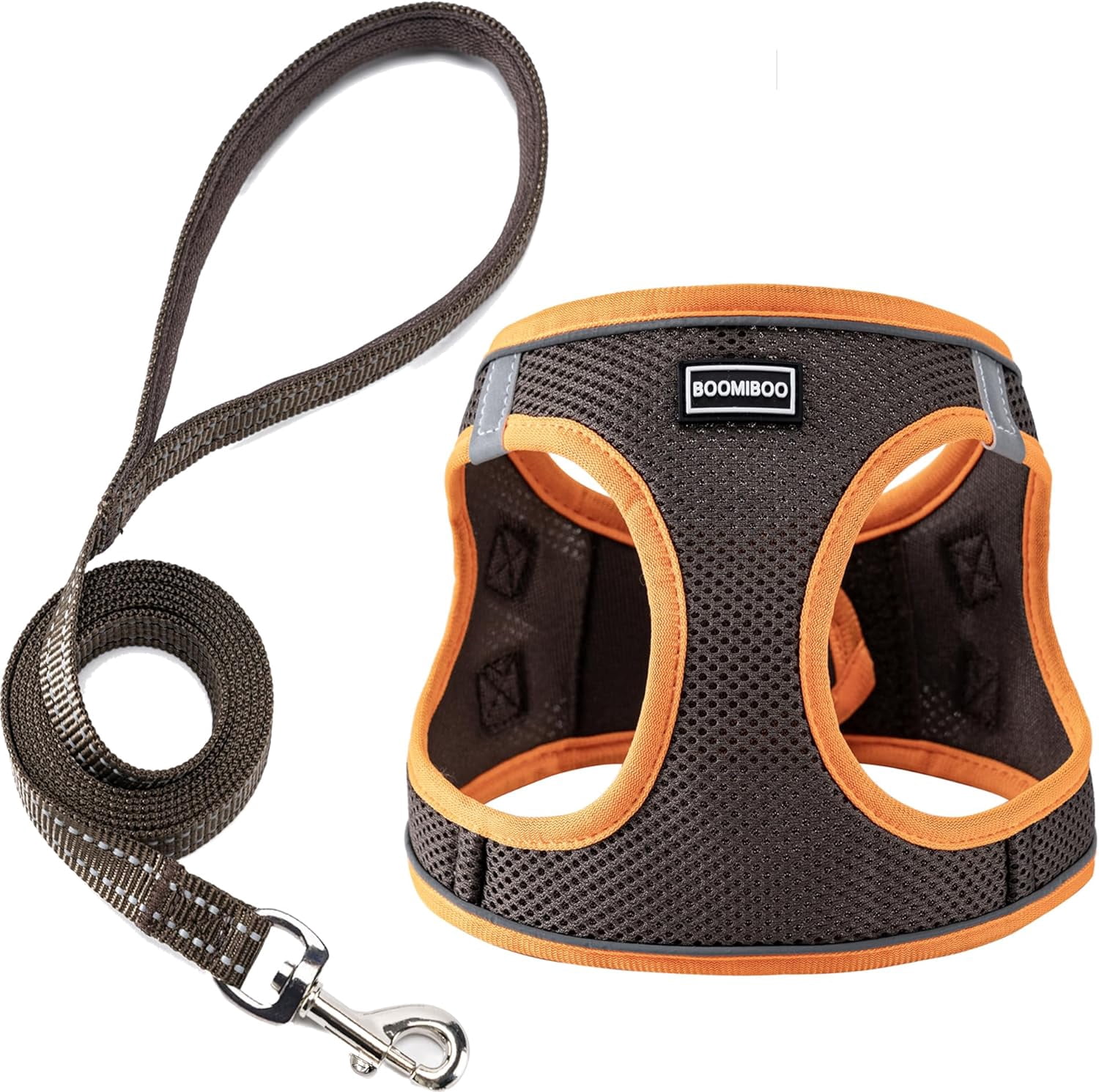 Hgudesign Dog Harness with Leash Set, No Pull Adjustable Rective Step ...