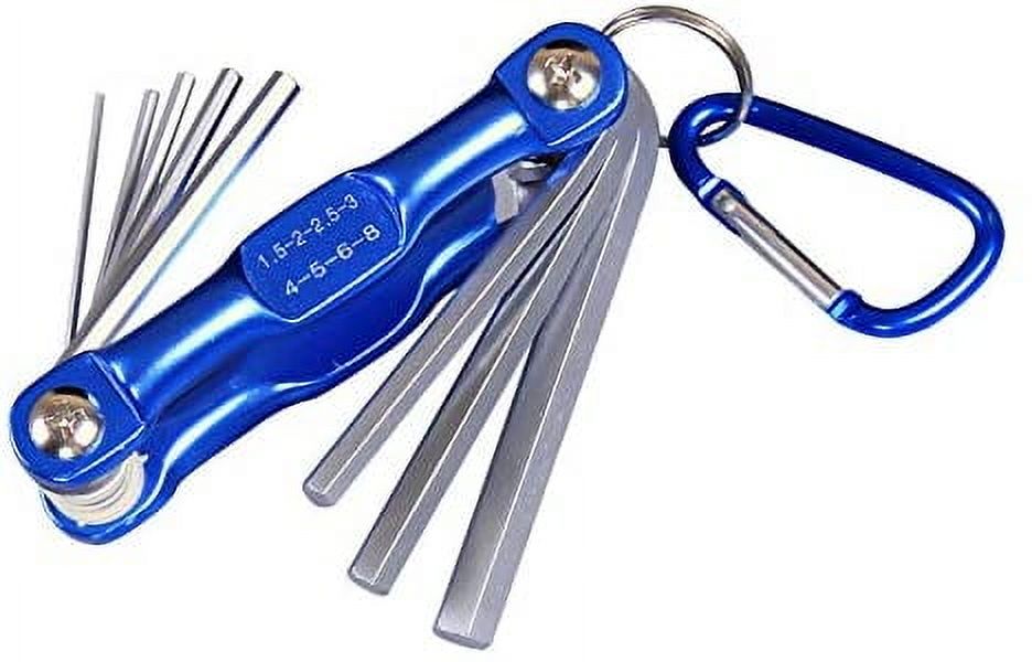 Hgudesign Folding Hex Key Wrench Metal Metric Allen Wrench Set ...