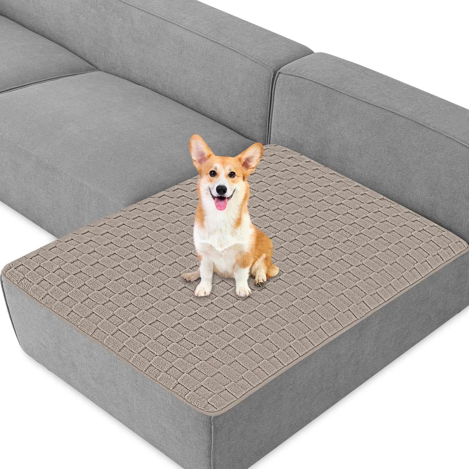 Hgudesign Fuzzy Dog Bed Cover, Couch Covers for Pets, Anti Slip Sofa ...