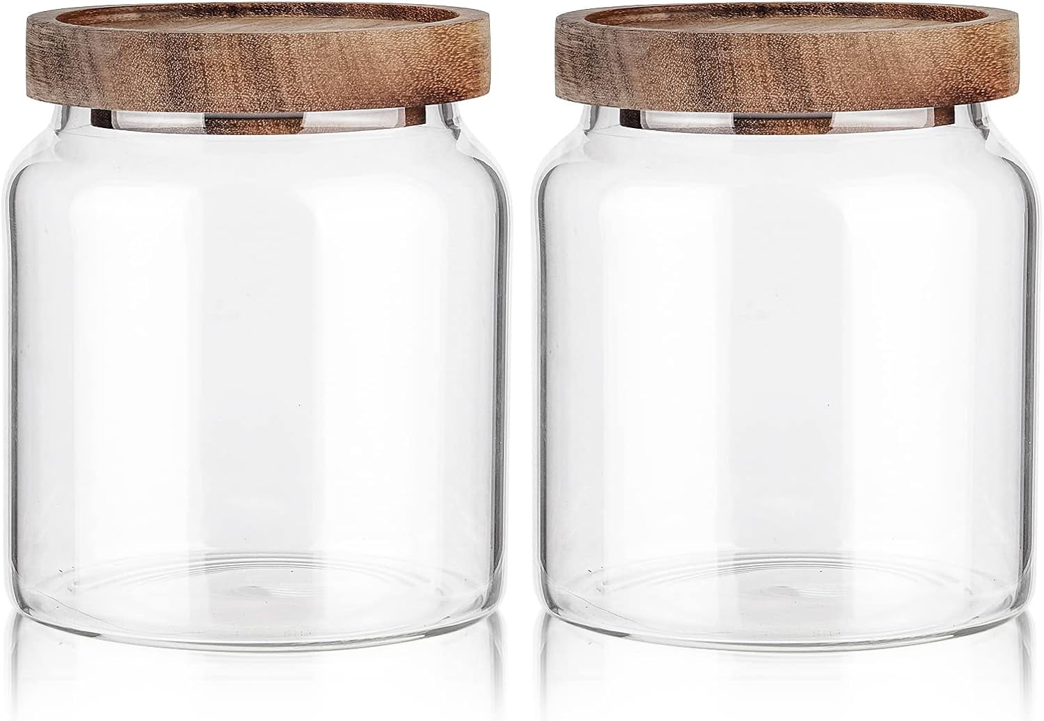 Hgudesign Glass Storage Container Airtight Food Jars Kitchen Canister ...
