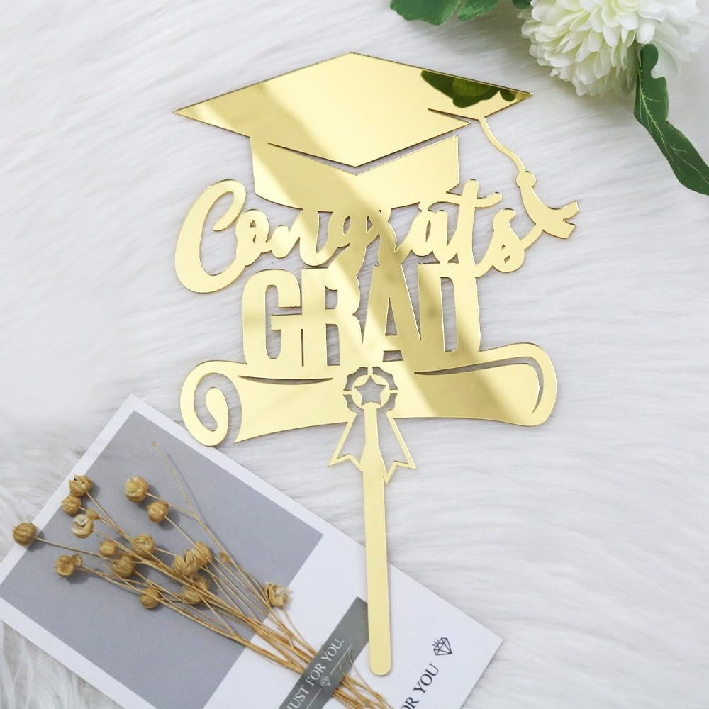 Hgudesign Glitter Congrats Grad Cake Tor,2025 Graduation Cake Tor ...