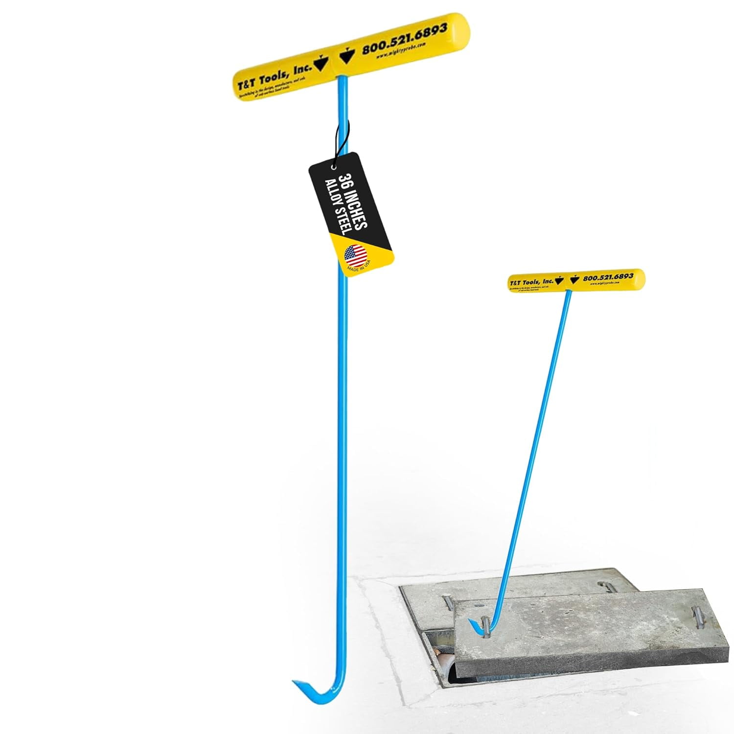 Hgudesign Heavy Duty Handy Hook \u2013 Portable 36 Inch with 3/8" Round ...