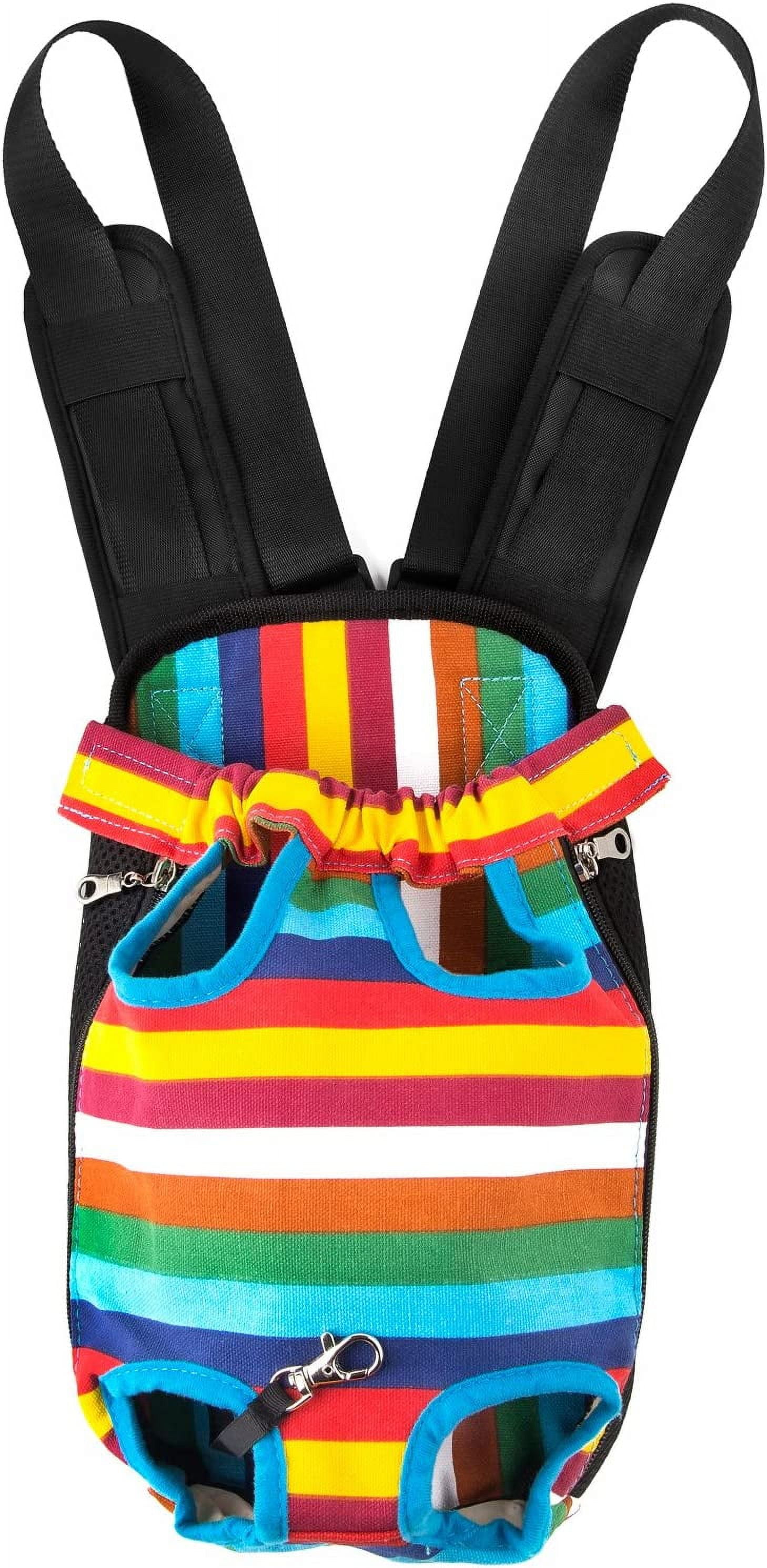 Hgudesign Legs Out Front-Facing Dog Carrier Hands-Free Adjustable Pet ...