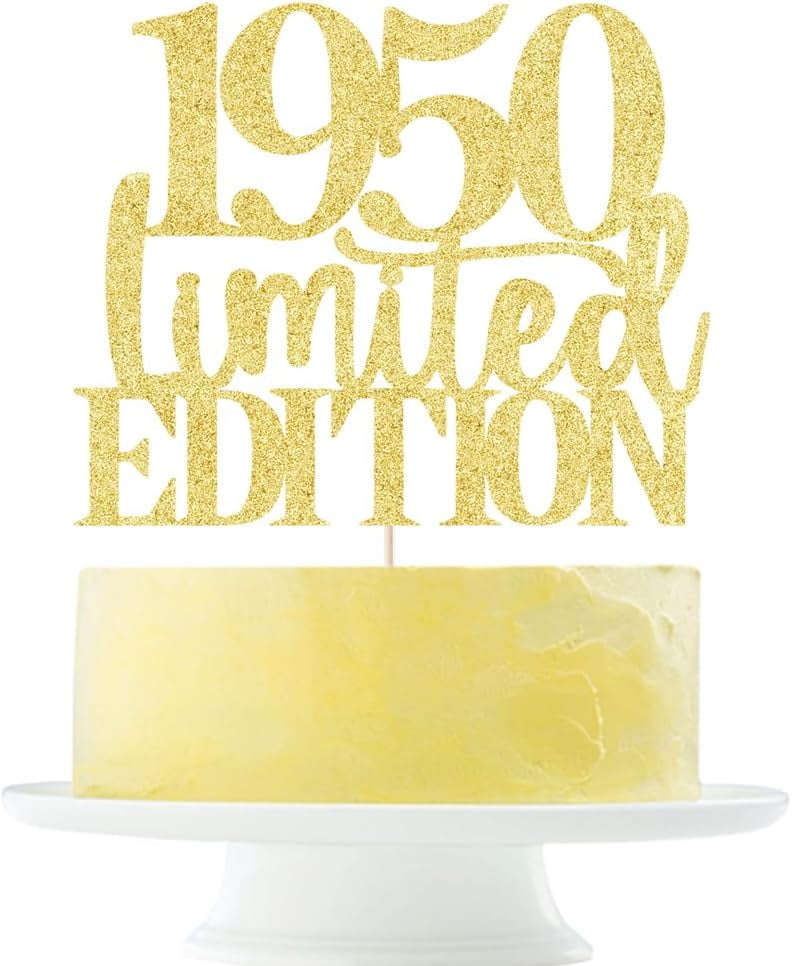Hgudesign Limited EDITION 1950 cake tor 75th birthday happy birthday cake tor men and women ...