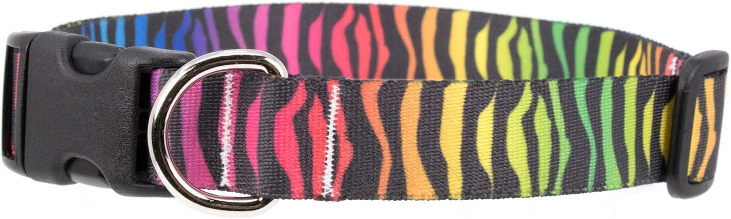 Hgudesign Orange Stripes Dog Collar - Made in The USA - Fadeof ...