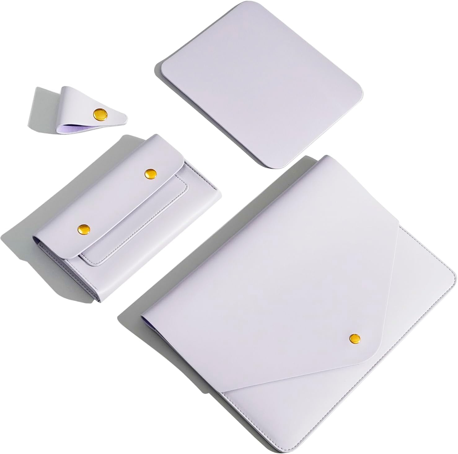 Hgudesign PU Leather Laptop Sve Compatible with New 14 inch MacBook ...