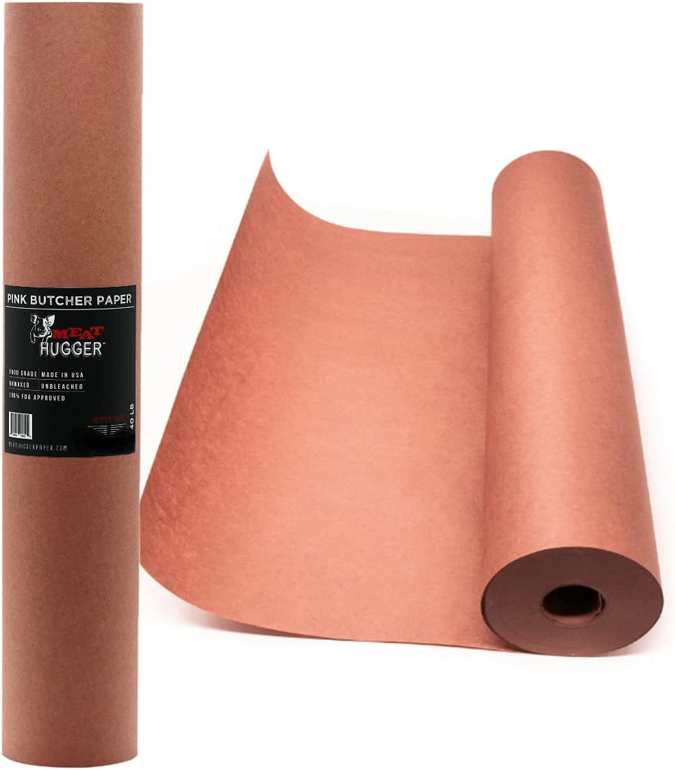 Hgudesign Pink Butcher BBQ Paper Rell Roll For Dispenser Box (17.25 Inch by 175 Feet) - Food ...
