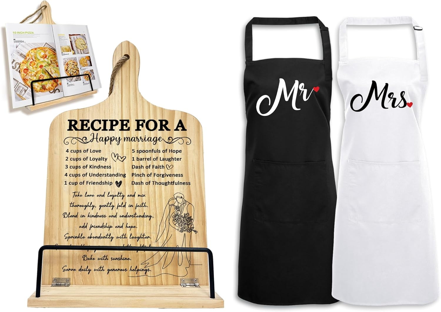 Hgudesign Wedding Gift for Couple 2024: Happy Anniversary Cookbook ...