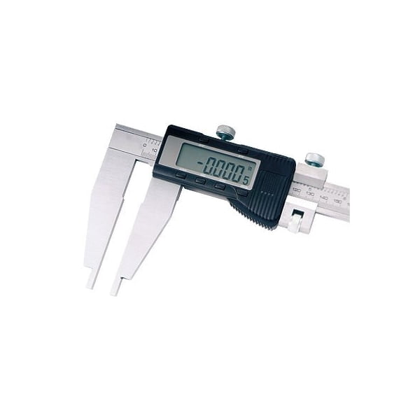 Hhip Long Digital Electronic Caliper 4" Jaws 4100-0033 - Walmart.com