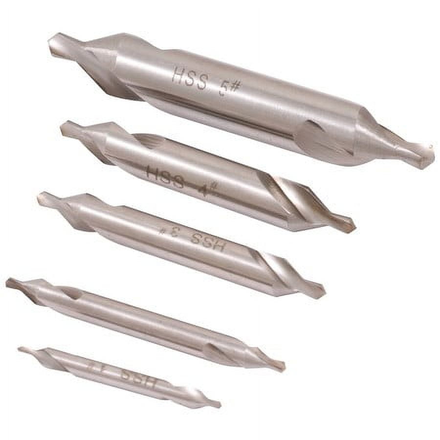 Hhip No.1-No.5 High Speed Steel Center Drill 5000-0020 - Walmart.com