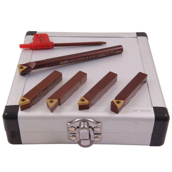 Hhip 5/16" 5 Piece Indexable Turning & Boring Tool Set 2003-0031 ...