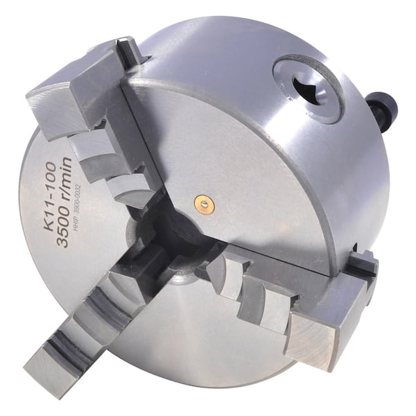 Hhip Plain Back Lathe Chuck 3-Jaw 4" 3900-0032 - Walmart.com