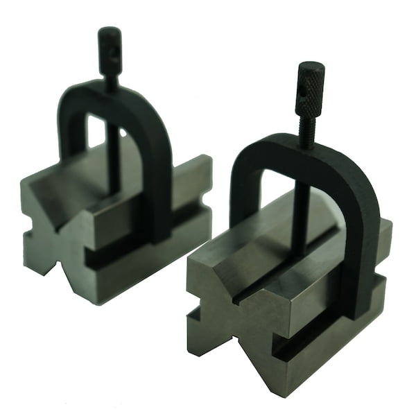 Hhip 3.54 X 2.76 X 4.92" V-Block & Clamp Set 3402-0955 - Walmart.com