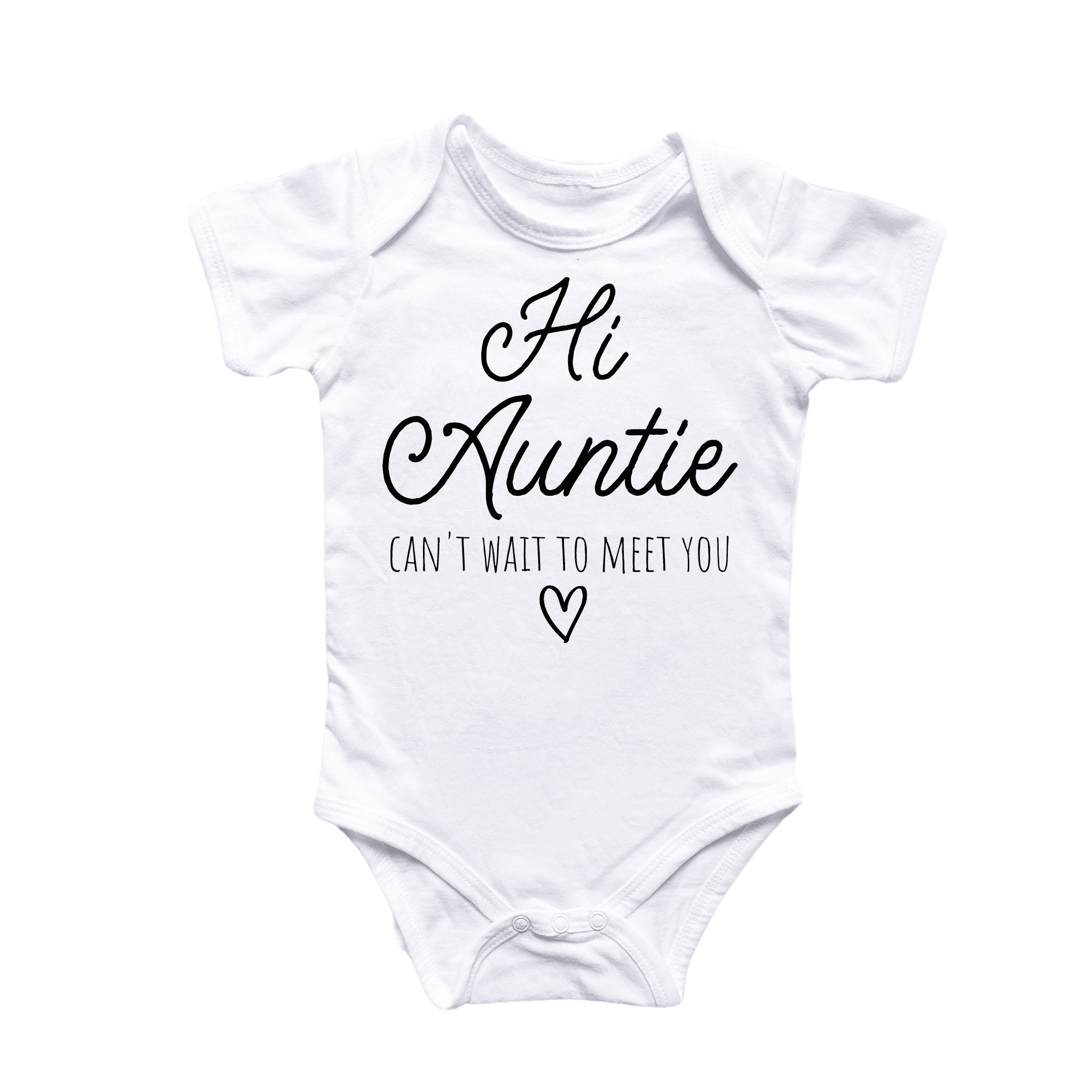 Hi Aunt Auntie - Baby Boy Girl Clothes Infant Bodysuit Funny Cute Newborn - Walmart.com