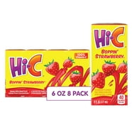 Hi-C Juicy Orange Lavaburst Fruit Juice, 6 fl oz, 8-Pack Juice Boxes ...
