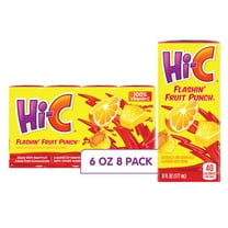 Hi-C Healthy Drink, 100% Vitamin C, Boppin Strawberry Fruit Juice, 6 fl ...