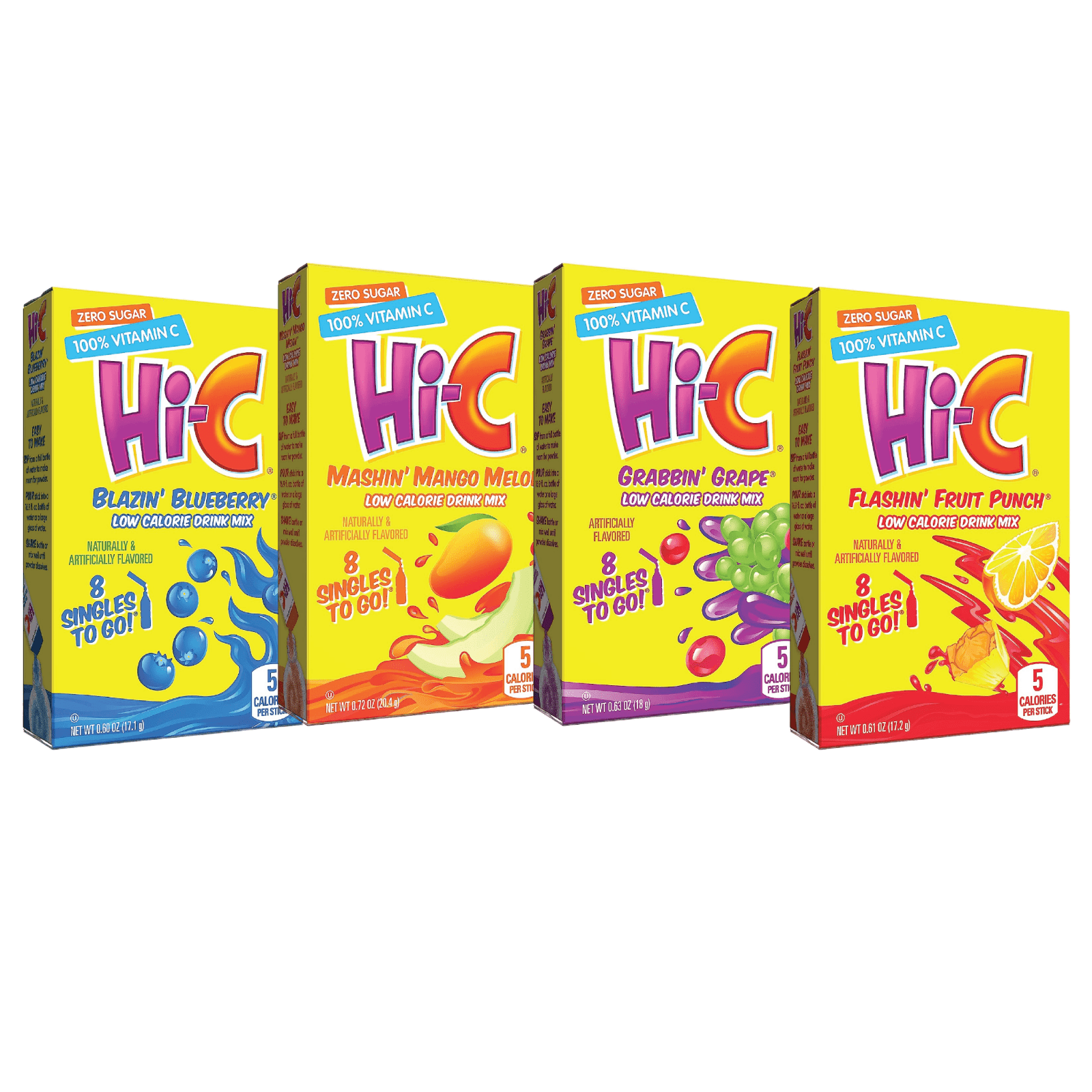 Hi-C Singles To Go Variety Drink Mix | 1 Packets Each | - Walmart.com