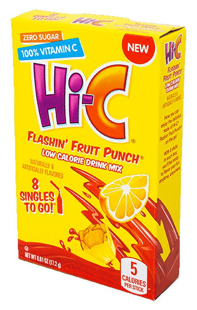 Hi-C Sugar Free Drink Mix 8 CT, Pack -12 - Walmart.com