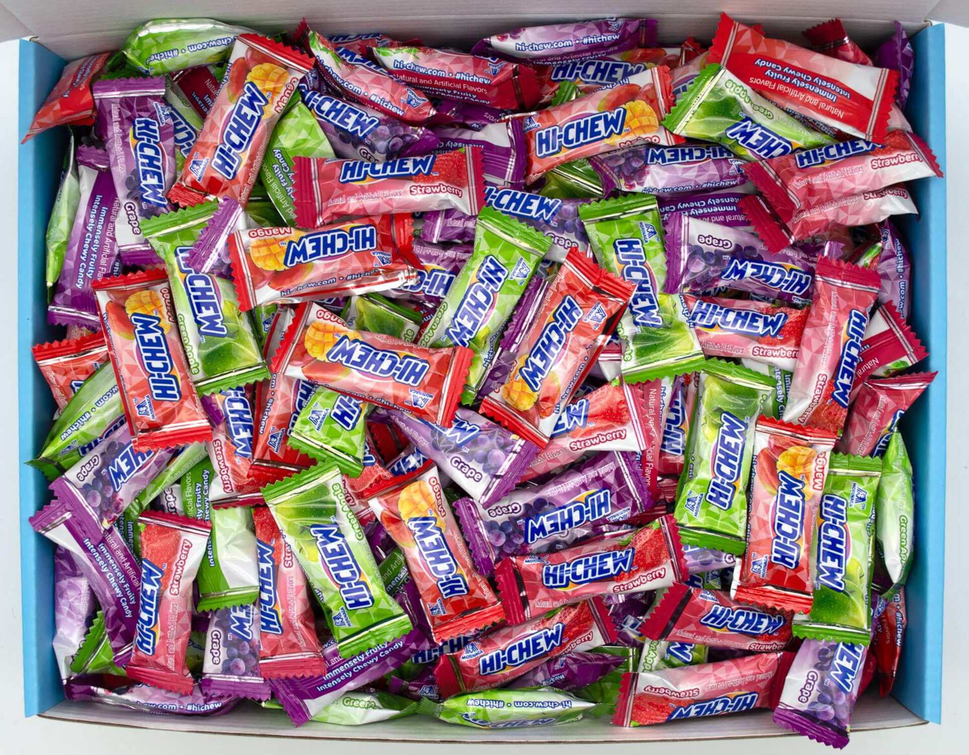 Hi-Chew Fruit Chew Candy, 4-Flavor Variety Pack, 330+ Pieces, 4 lb ...