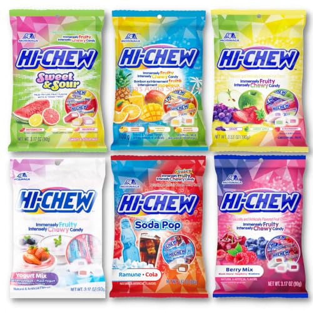 Hi Chew Candy Variety .. Pack - 6 Different .. Flavors, Japanese Chewy ...