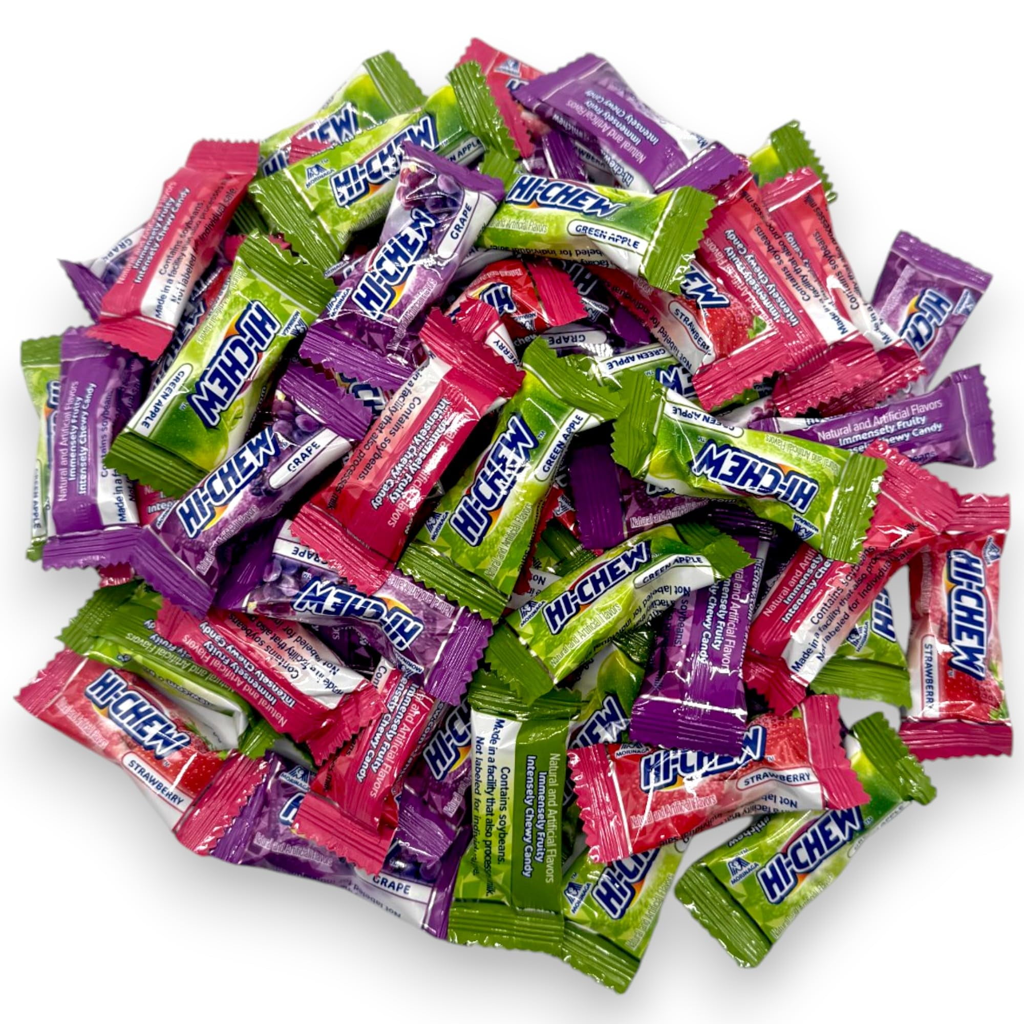Hi Chew Chewy Fruit BCF26 Candy-1.5 lbs Assorted Green Apple, and ...