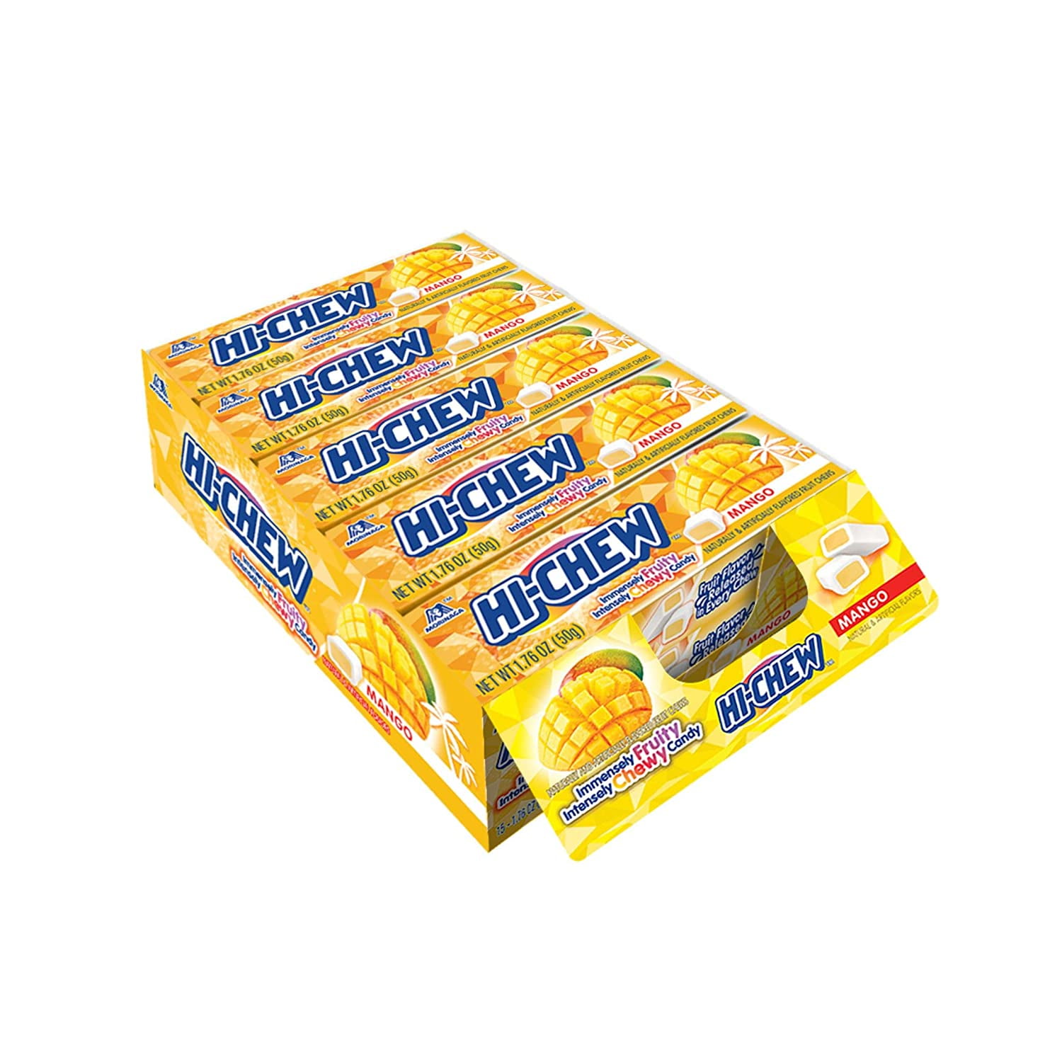 Hi‑Chew Mango Chews, 1.76 oz (Pack of 15) – Luscious Tropical Chewy ...