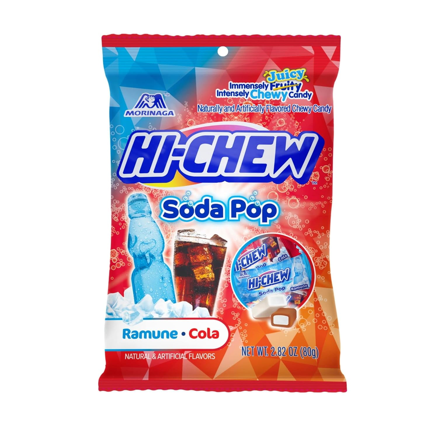 Hi-Chew Soda Pop Mix, 2.82 oz (Pack of 6) – Fizzy, Fun Chewy Candy with ...