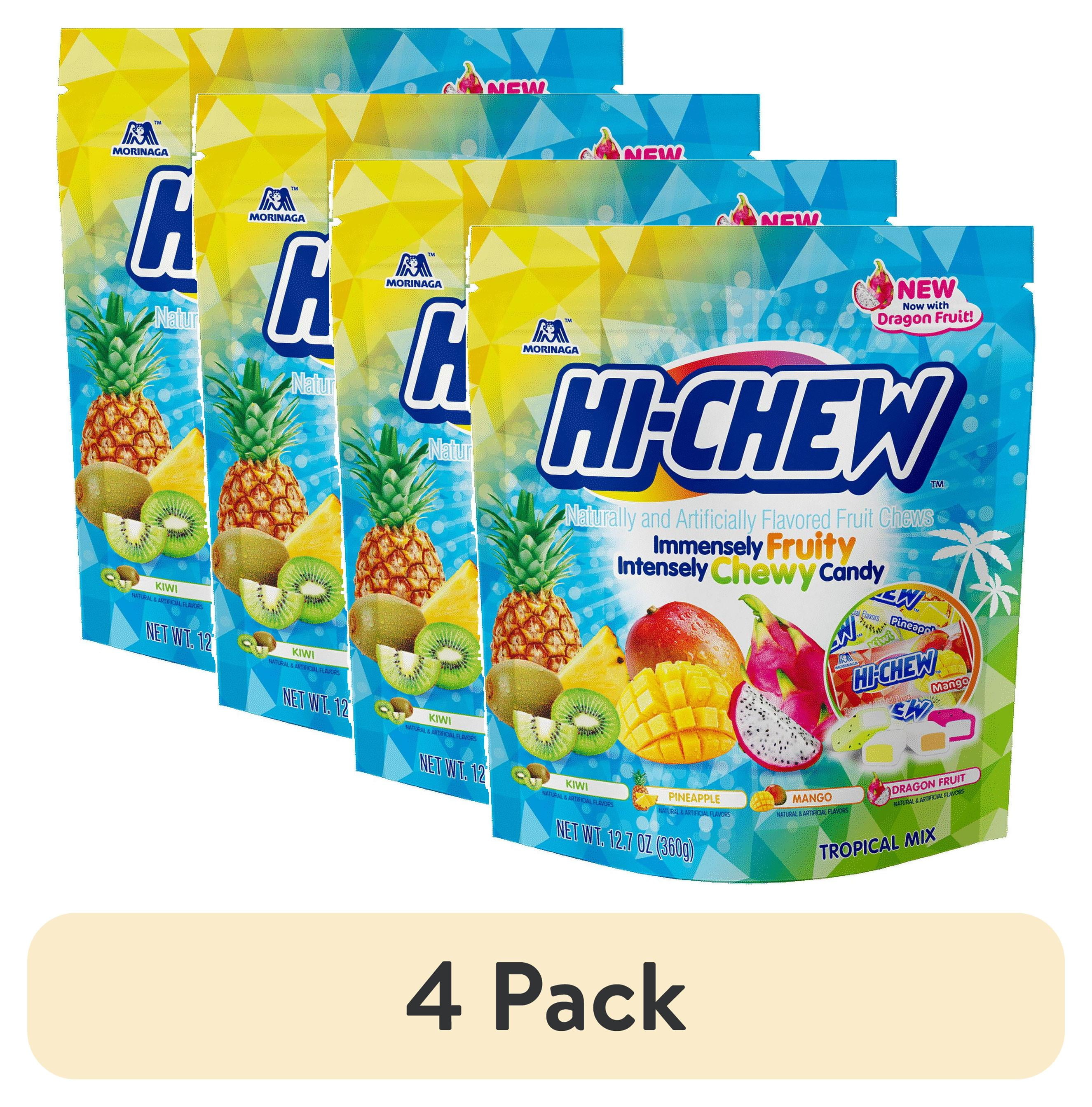 (4 pack) Hi-Chew Tropical Mix Chewy Candy, 12.7 oz, Bag - Walmart.com