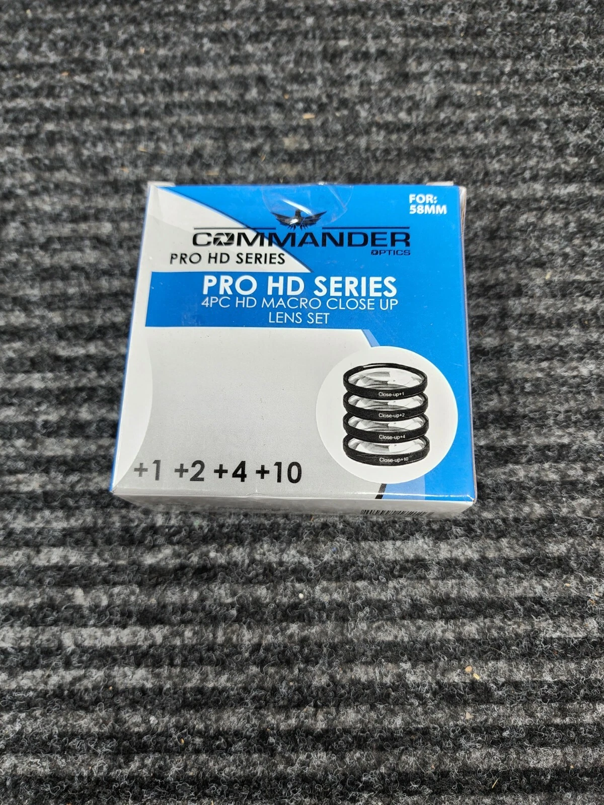 Hi Def 4-Pcs 49Mm Commander Close-Up Kit (+1 +2 +4 +10) Macro Lens Set ...