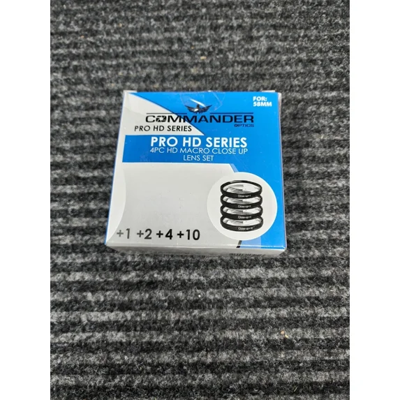 Hi Def 4-Pcs 49Mm Commander Close-Up Kit (+1 +2 +4 +10) Macro Lens Set ...