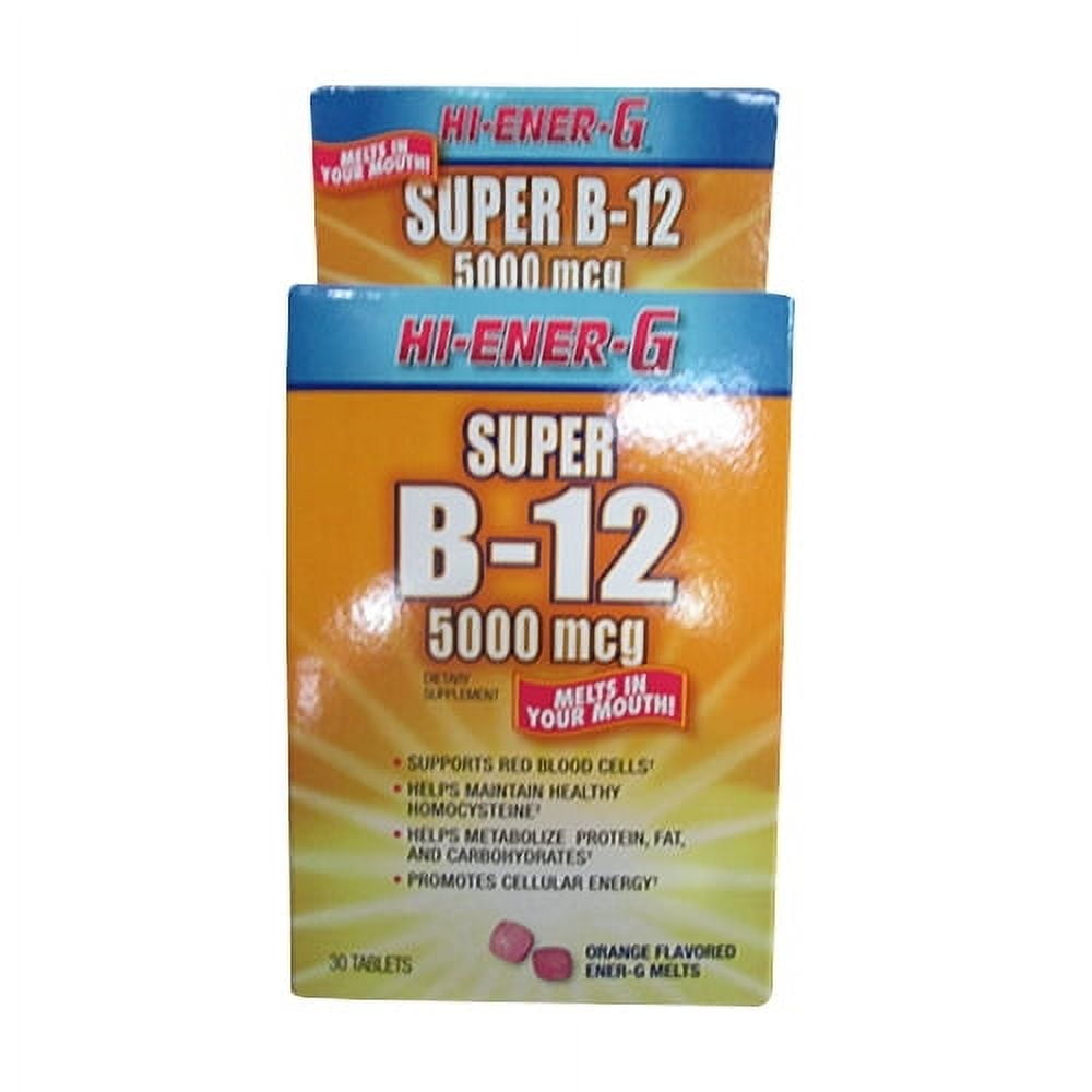 Hi-Ener-G Super B12 5000 Mcg Tablets, By Windmill - 30 Ea - Walmart.com