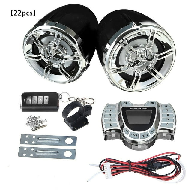 Hi.FANCY Motorcycle Bluetooth Stereo, Wireless Speaker, Remote Control ...