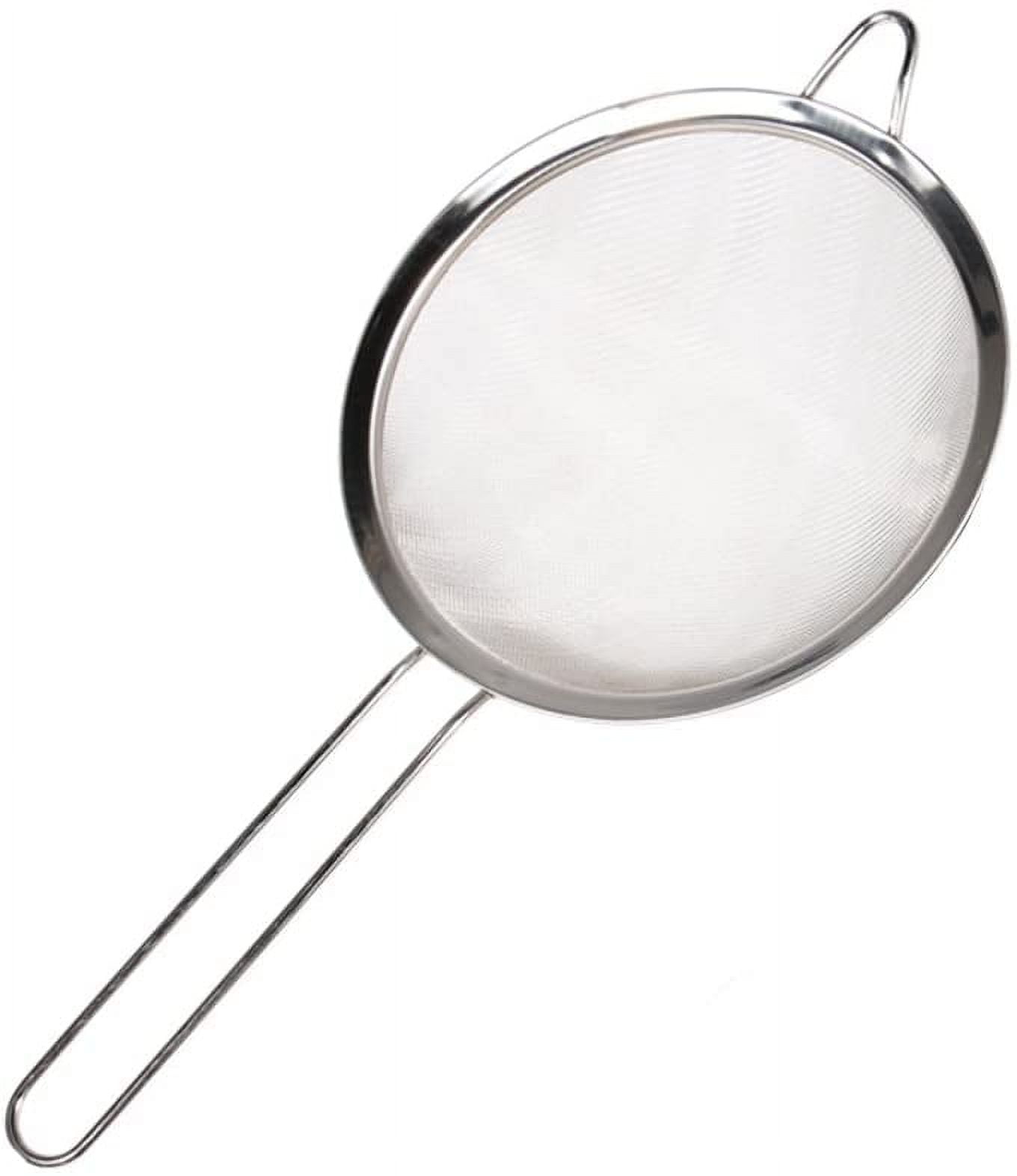 Hi.FANCY Stainless Steel Flour Sieve Strainer Spoon Kitchen Fine Mesh ...