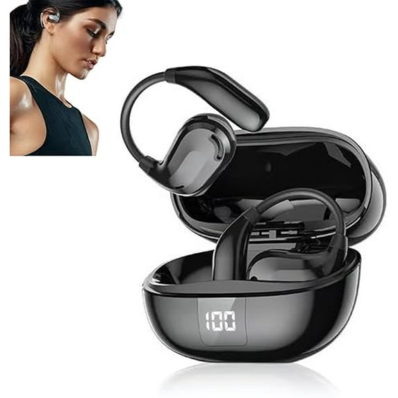 Hi-Fi Sports Bluetooth 5.4 Ear Hook Headphones With Noise Cancelling ...