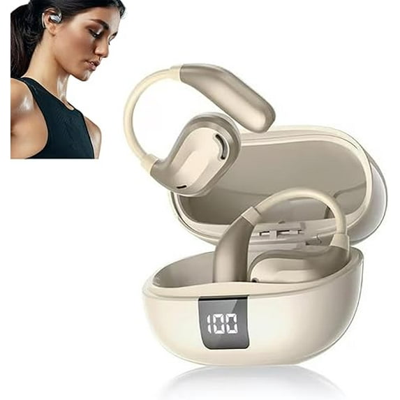 Hi-Fi Sports Bluetooth 5.4 Ear Hook Headphones With Noise Cancelling ...