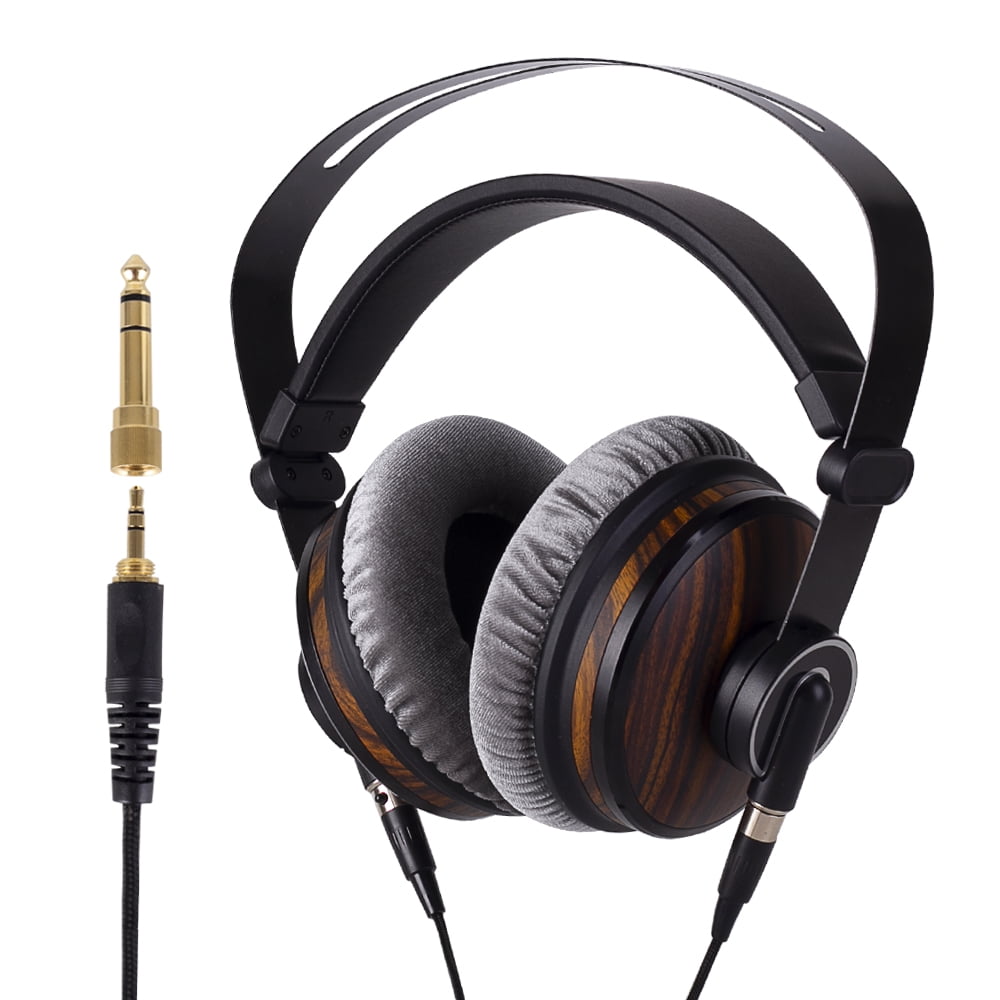 Hi-Fi Studio Monitor Headphones with 50mm Drivers Unit and 3.5mm/6.35mm ...